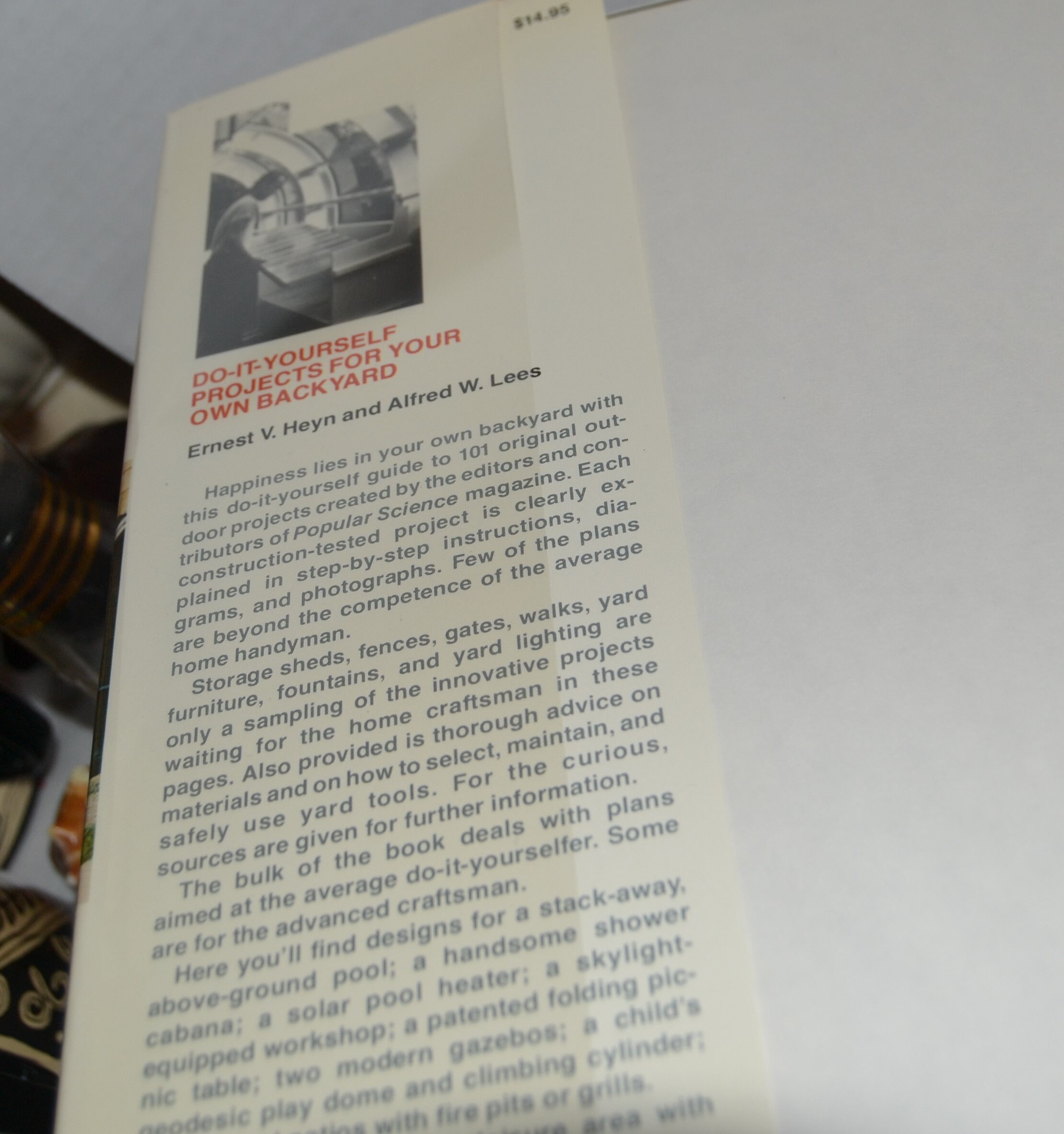 Vintage 1970s DIY Backyard Projects Book: Popular Science - Etsy