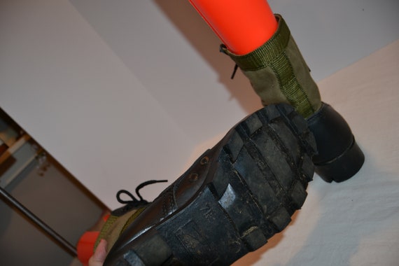 Vintage Military Boots Spike 80's Protective Gear - Gem