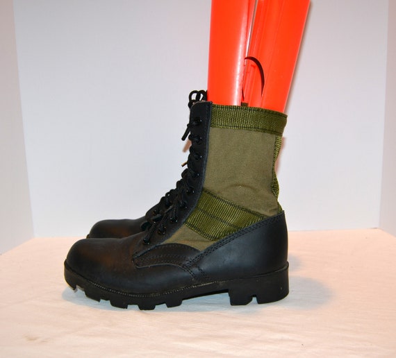 Vintage Military Boots Spike 80's Protective Gear - Gem