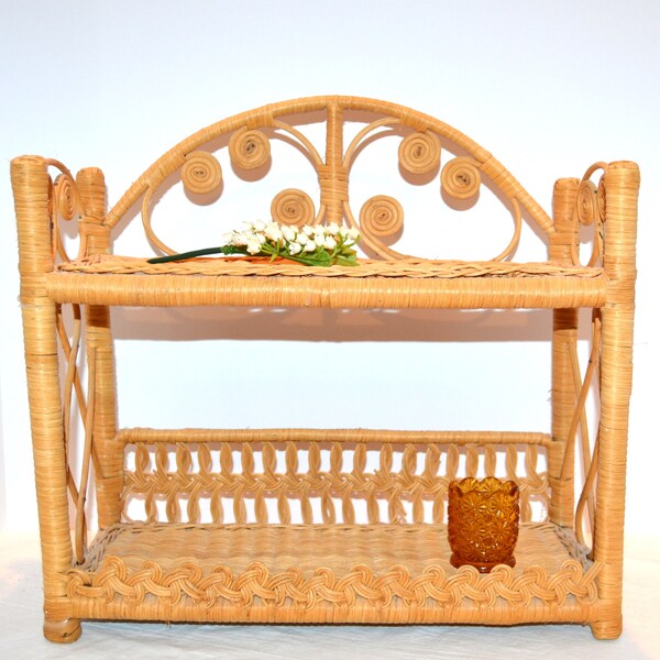 Rattan Shelf - Etsy