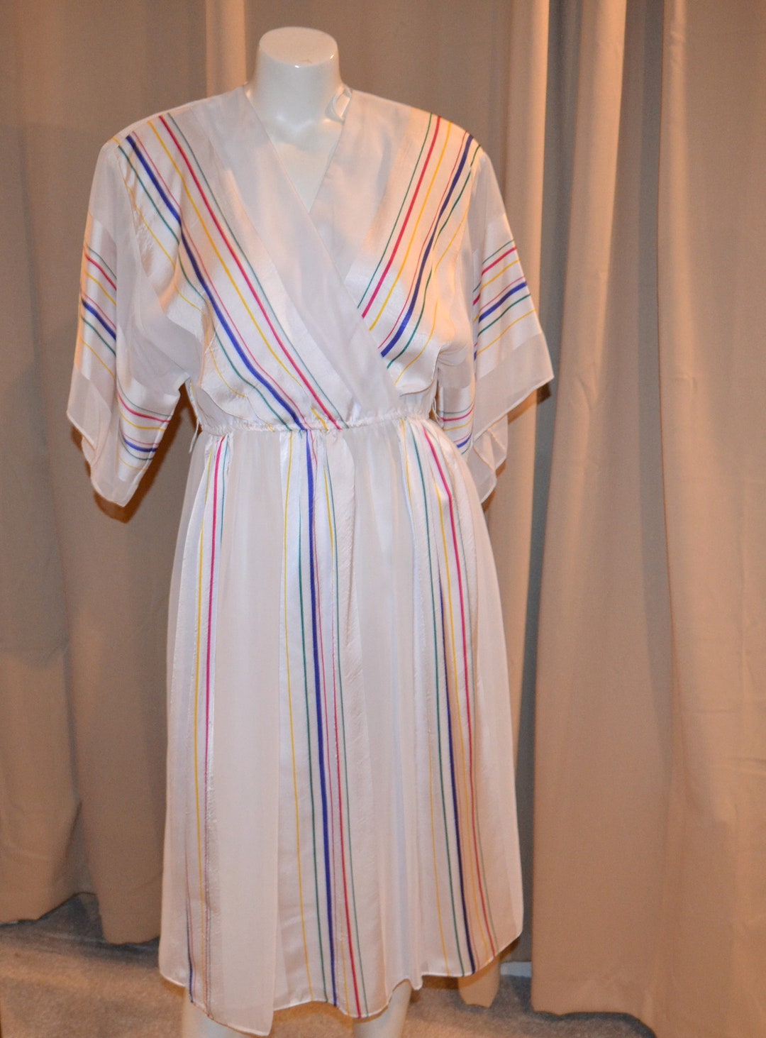 Vintage Dress Scarf With Reto Mod Colors - Etsy
