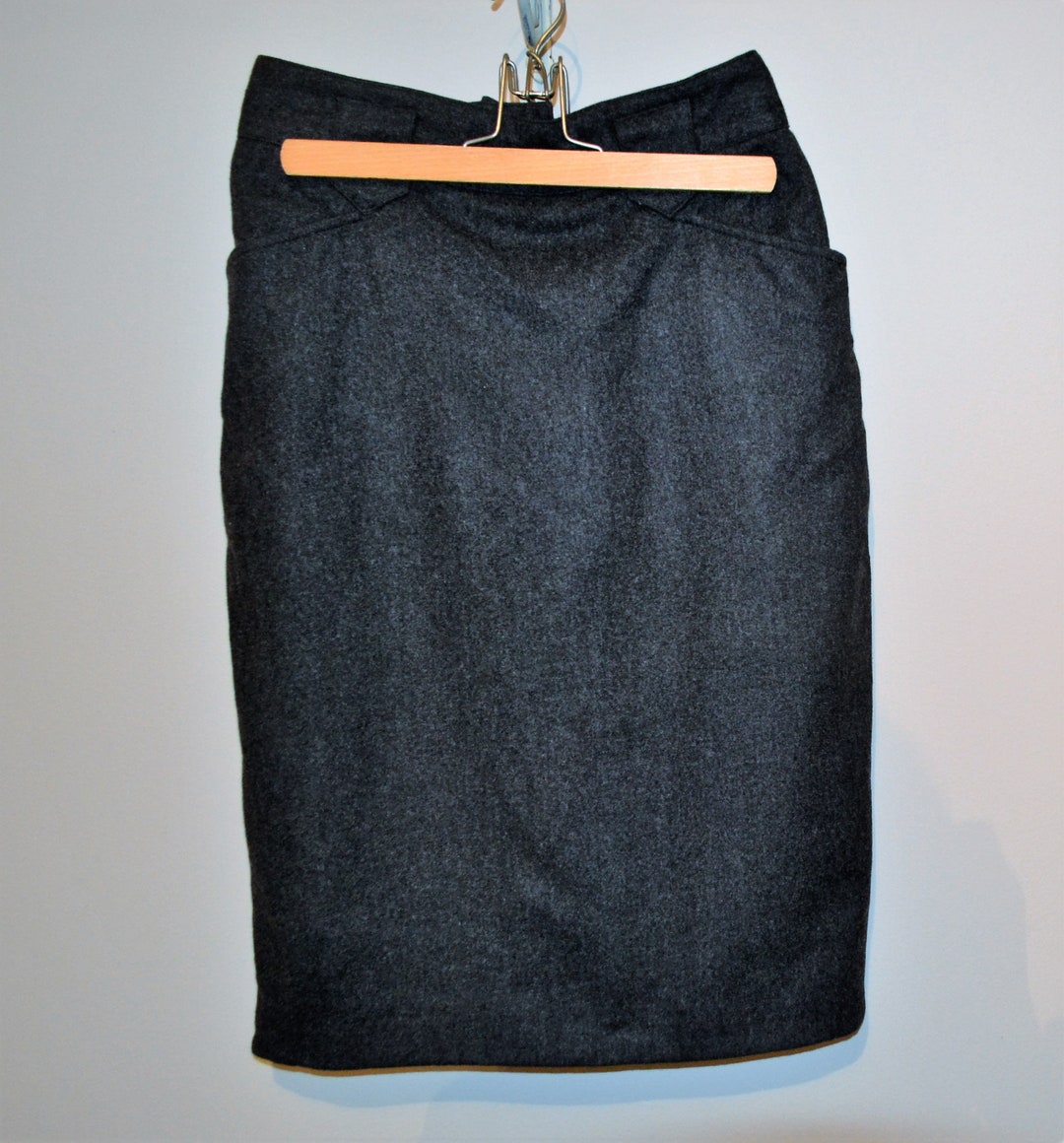 Vintage Skirt Arthur & Fox Heather Wool - Etsy