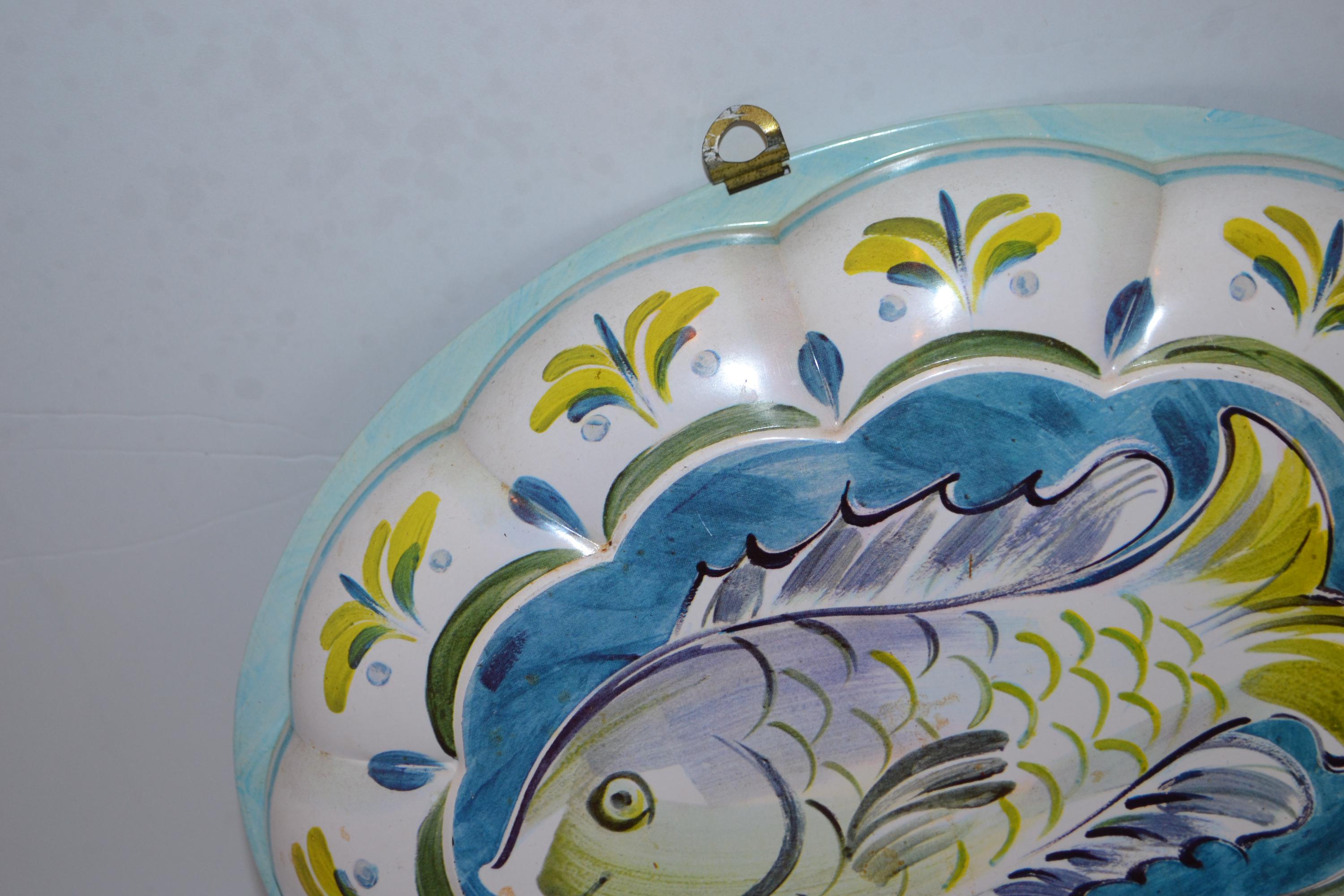 Vintage Coastal Kitchen Dining Metal Fish Mold - Etsy