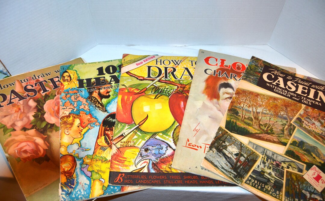 I Want to Be A Painter Walter T. Foster Painting Guide Books Vintage - Etsy