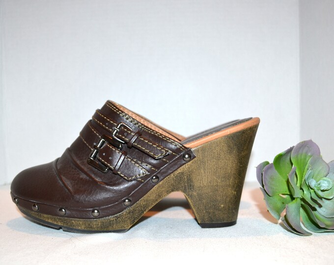 Vintage Shoe Chunky Platform Clog 90's - Etsy