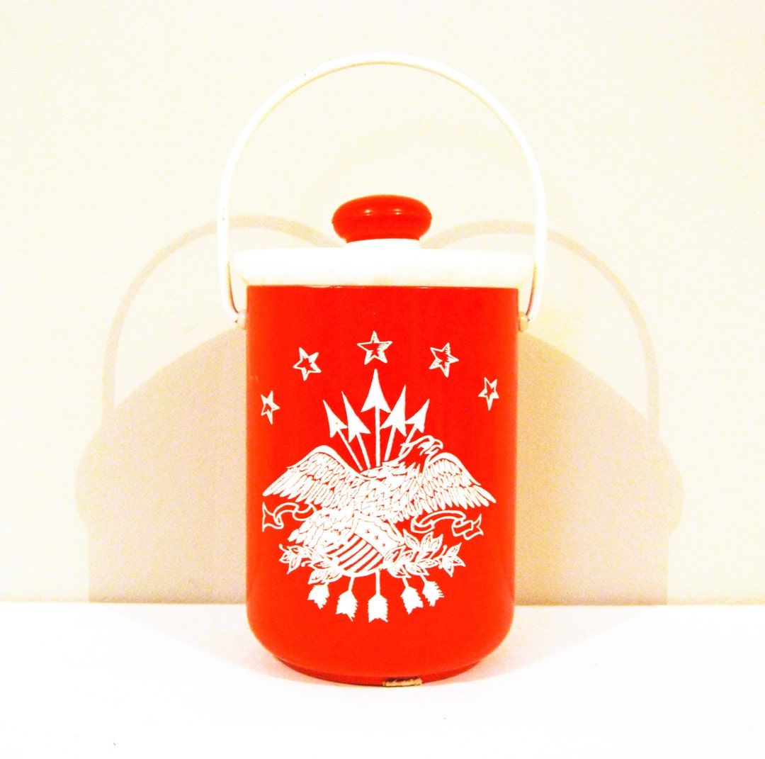 Vintage Ice Bucket the Americana Eagle 1960's - Etsy