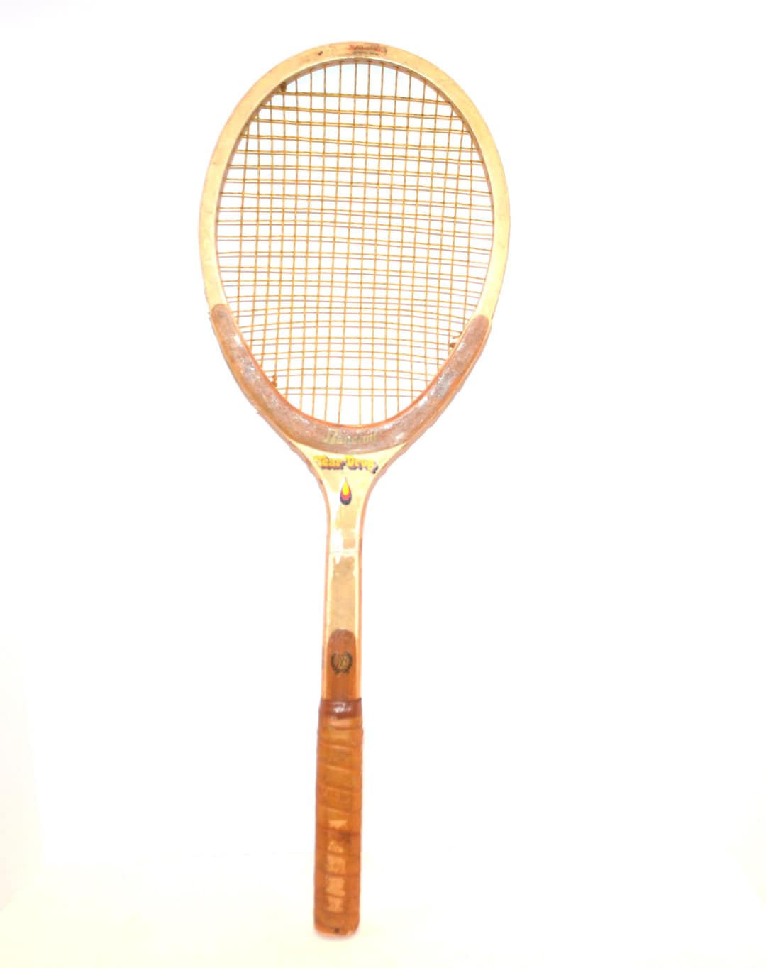 Vintage Tennis Racket Wall Decor Tear Drop Bamboo 1960s to 1970s - Etsy ...