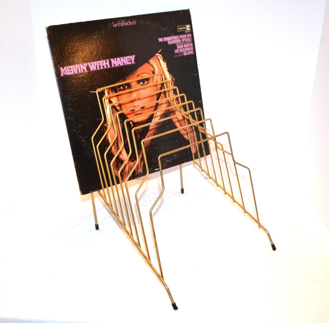 Vintage Record Holder for Albums Vinyl Slanted With Tips - Etsy