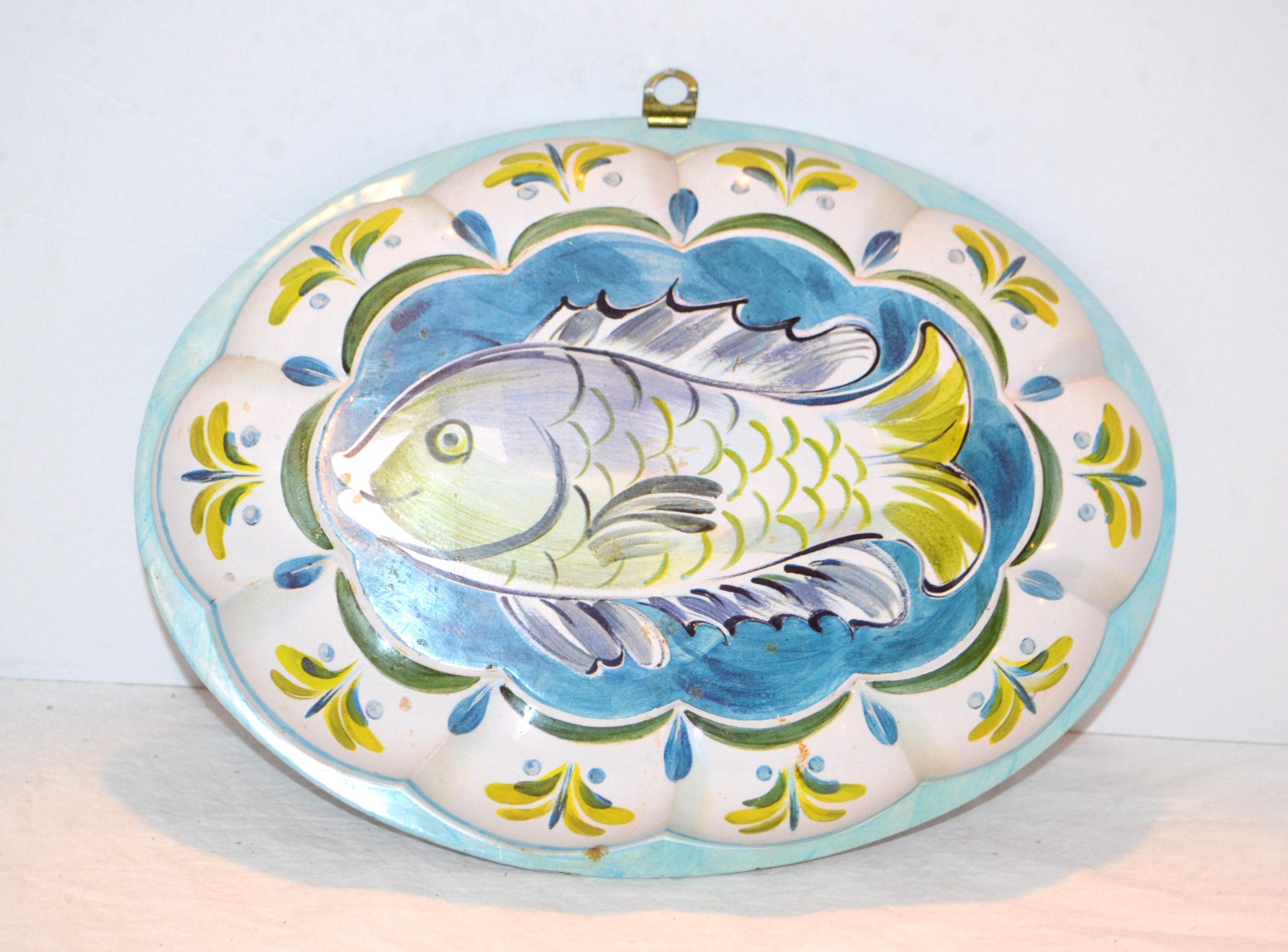 Vintage Coastal Kitchen Dining Metal Fish Mold - Etsy