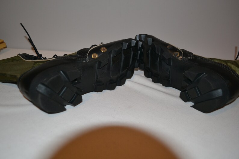 Vintage Military Boots Spike 80's Protective Gear | Etsy