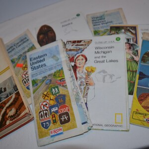 Vintage Atlas and Maps 1970's Circa Bicentennial Paper Ephemera Guide ...