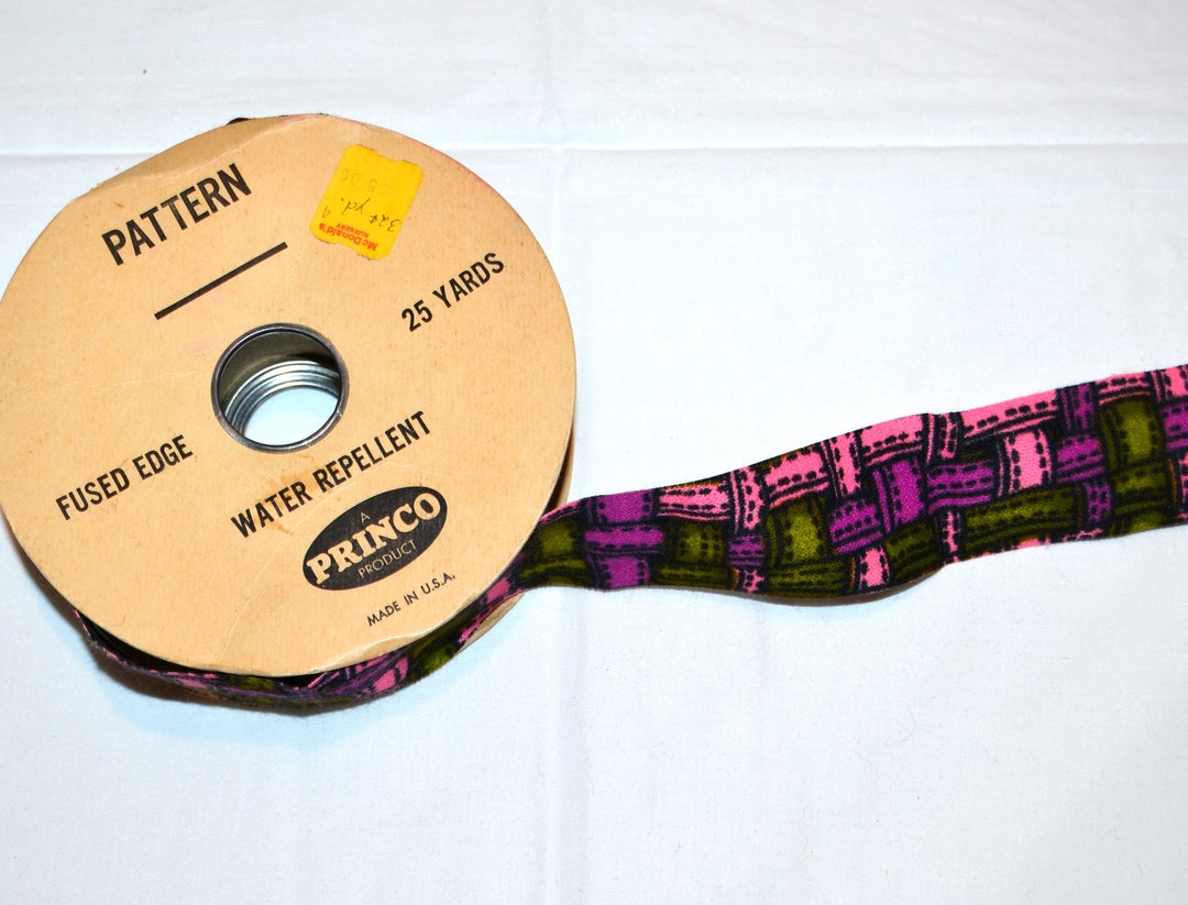 Vintage Ribbon 1960s Mod Groovy Gogo Pattern 24 Yards - Etsy
