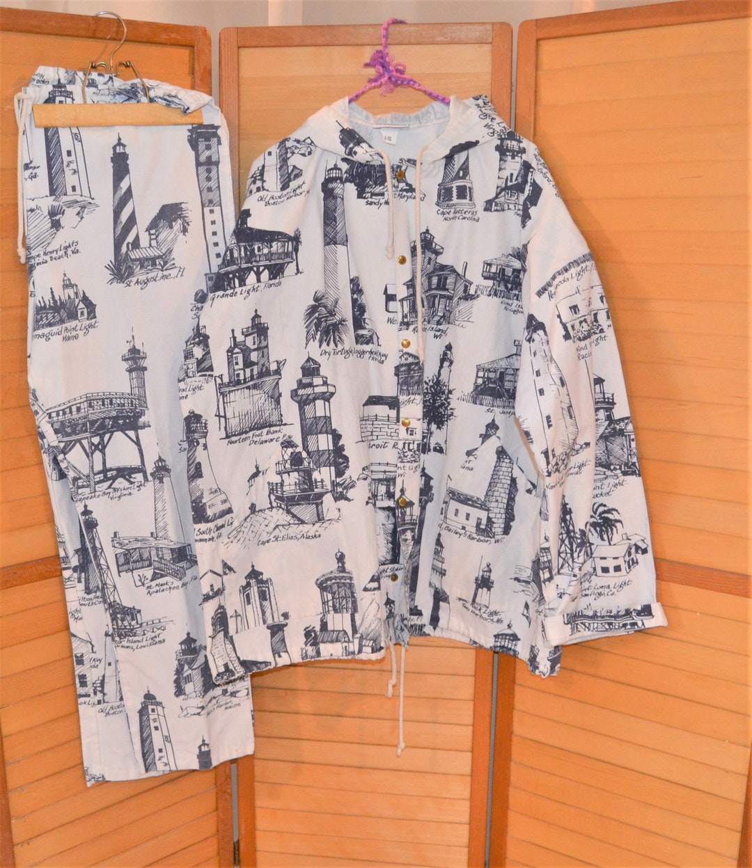 Vintage Suit Outfit Unisex Michigan Rag Nautical Coastal Beachy ...