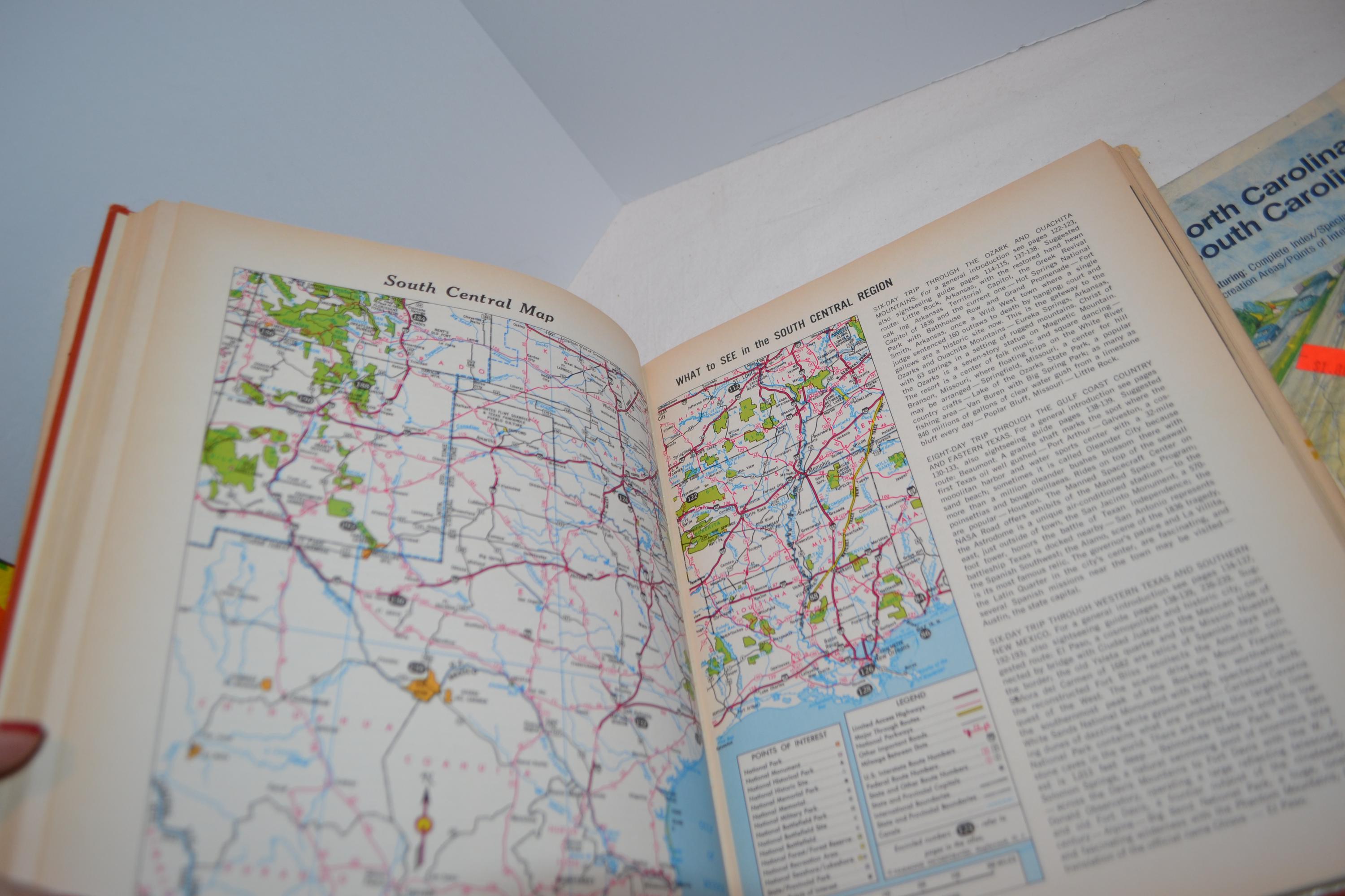 Vintage Atlas and Maps 1970's Circa Bicentennial Paper Ephemera Guide ...