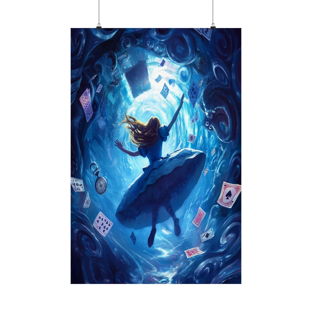 Alice in Wonderland Matte Vertical Poster - Etsy Canada