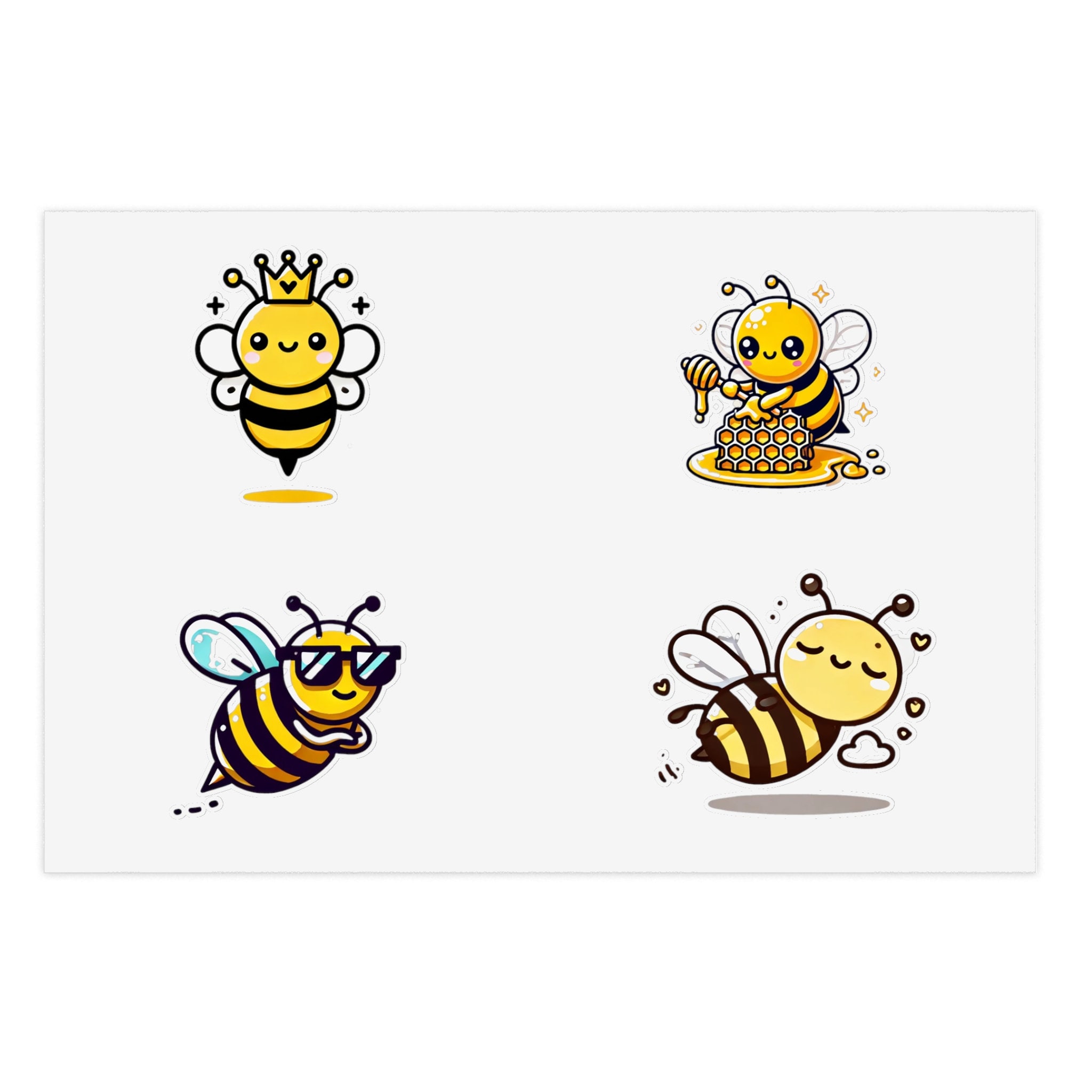 Busy Bee Sticker Sheets - Etsy