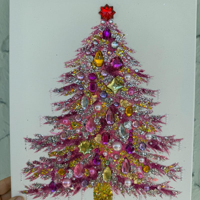 Jeweled Christmas Trees - Etsy