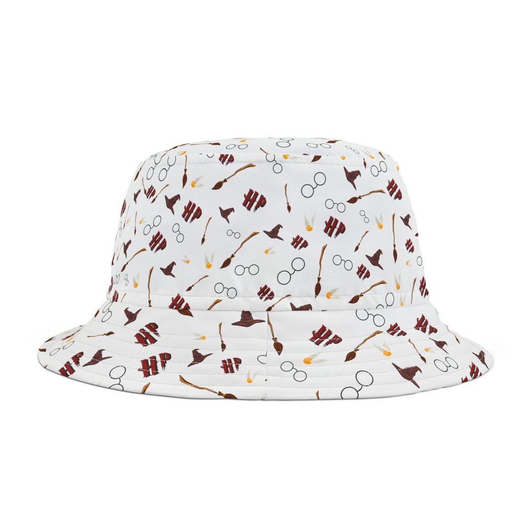 Harry Potter Bucket Hat, Sorting Hat Broom Cap for Fans, Wizard Costume ...