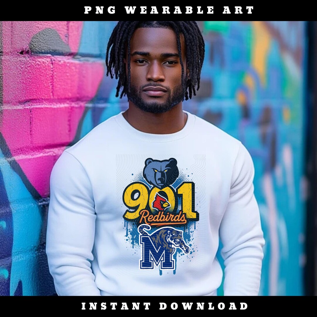 Memphis 901 Sports Sublimation & DTF Design - Instant Download PNG - Etsy