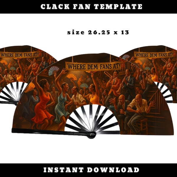 Vintage Large Paper Fans - Etsy