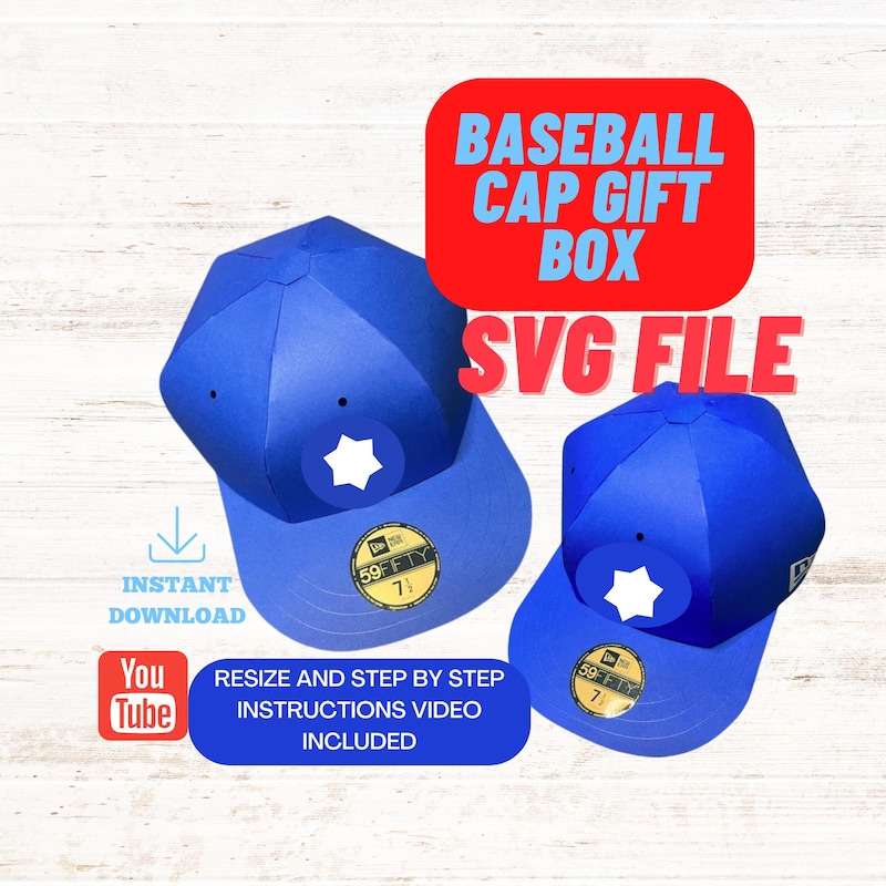 Hat Box Template - Etsy