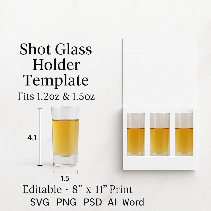 Shot Glass Display - Etsy
