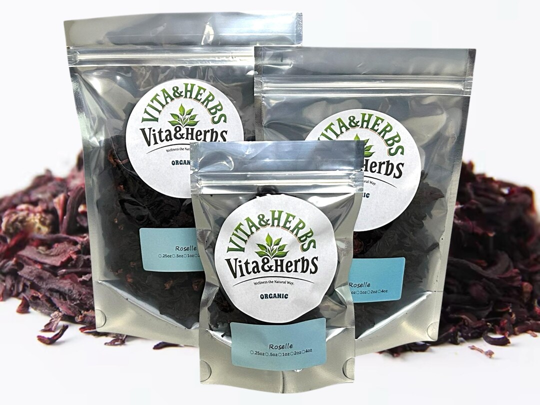 Organic Dried Roselle Hibiscus Flower Floral Herbal Tea 1/4oz - 1LB - Etsy