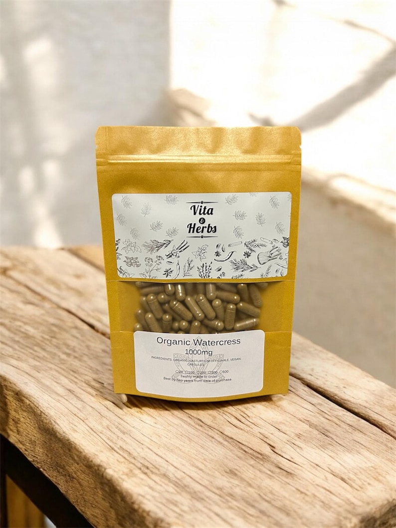 Organic Watercress 1000mg | Organic, Non-gmo, No Dyes or Fillers ...