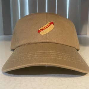 Hot Dog Hat – Embroidered Foodie Design | Perfect for Food Enthusiasts ...
