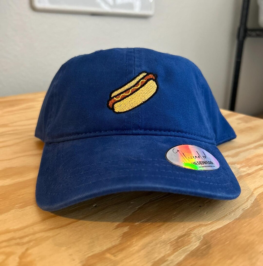 Hot Dog Hat – Embroidered Foodie Design | Perfect for Food Enthusiasts ...