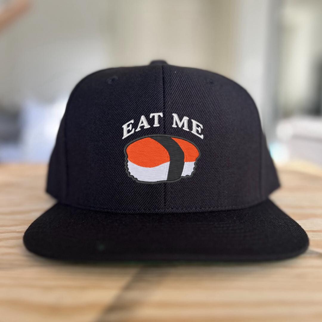 Spam Musubi Hat – Embroidered Funny Foodie Design | Perfect for Foodie ...