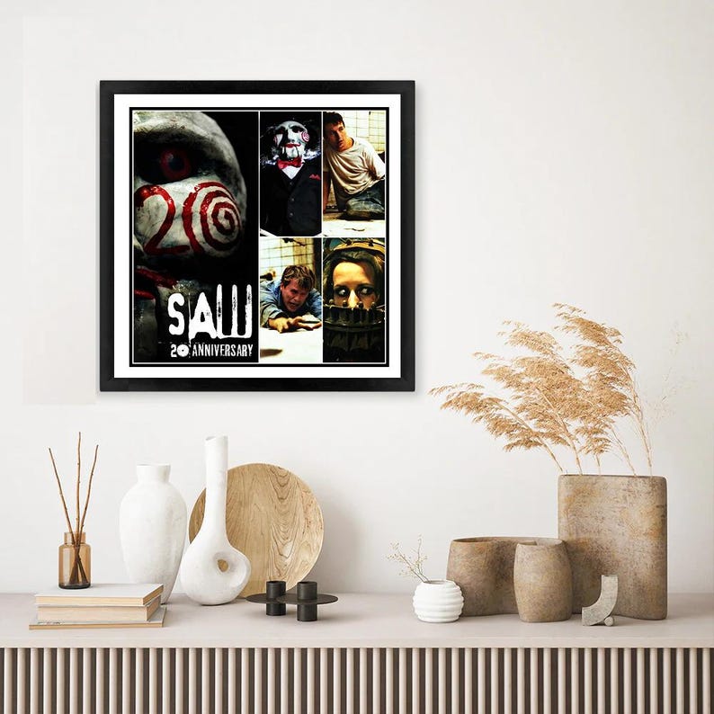 Saw (2004) - 20th Anniversary Poster - Etsy