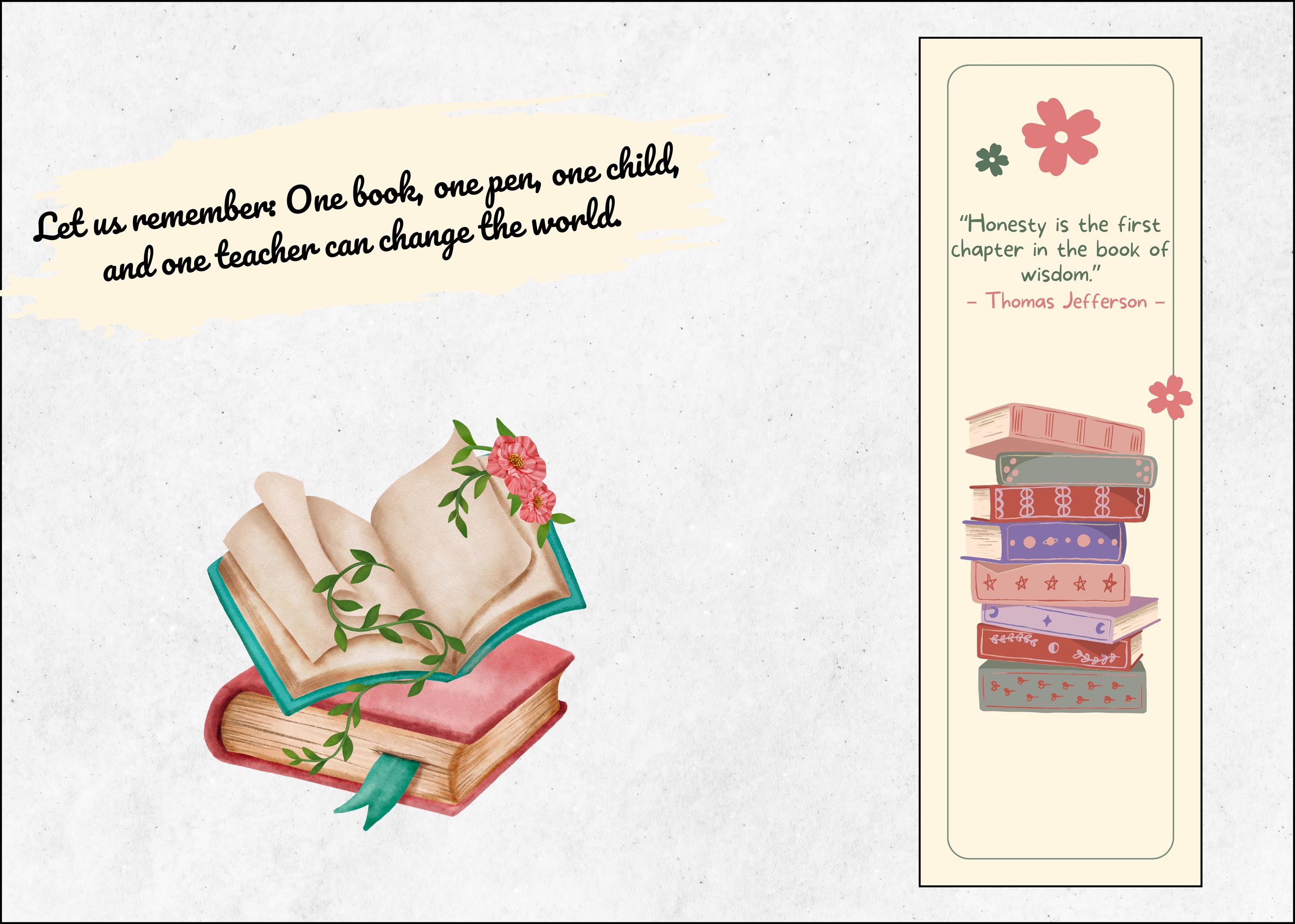 Motivating Bookmarks That Inspire the Joy of Reading - A New Beginning ...