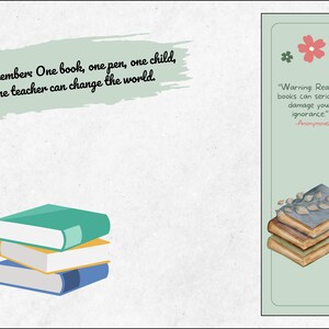 Motivating Bookmarks That Inspire the Joy of Reading - A New Beginning ...