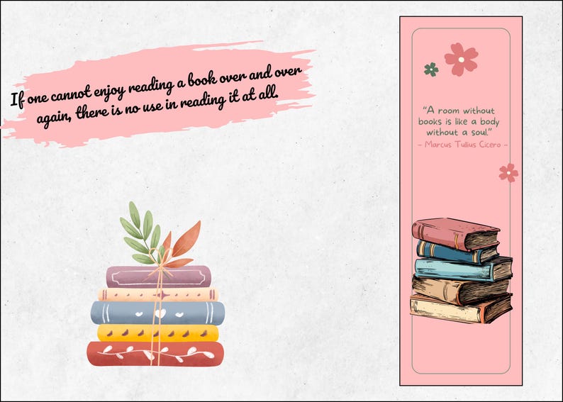Motivating Bookmarks That Inspire the Joy of Reading - A New Beginning ...