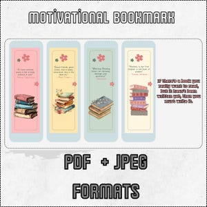 Motivating Bookmarks That Inspire the Joy of Reading A New Beginning on ...