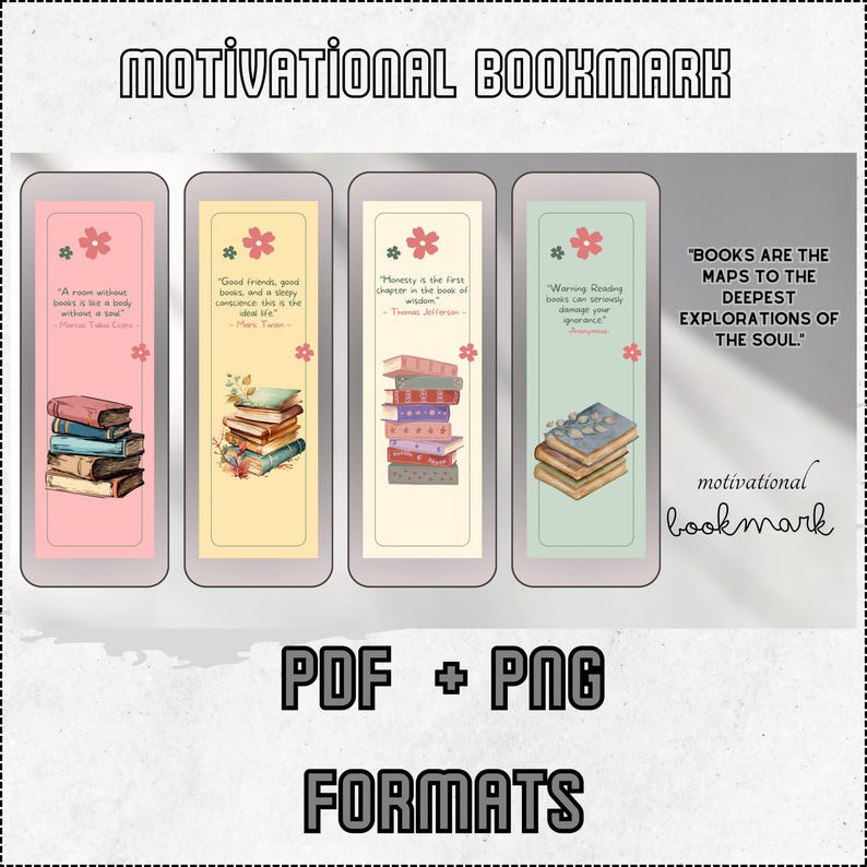 Motivating Bookmarks That Inspire the Joy of Reading - A New Beginning ...