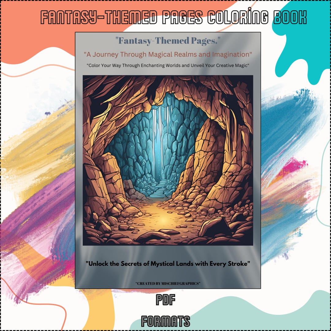 Magical Fantasy Coloring Pages for Adults – Enchanted Worlds and ...