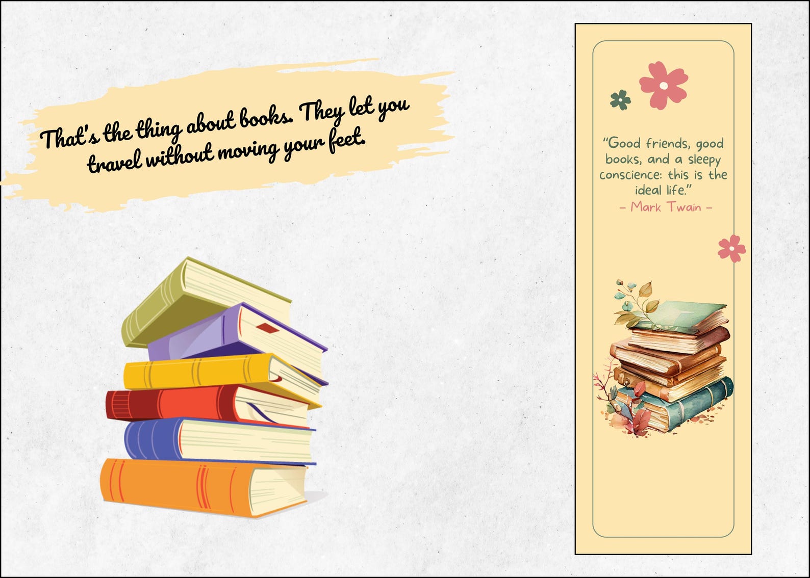 Motivating Bookmarks That Inspire the Joy of Reading A New Beginning on ...