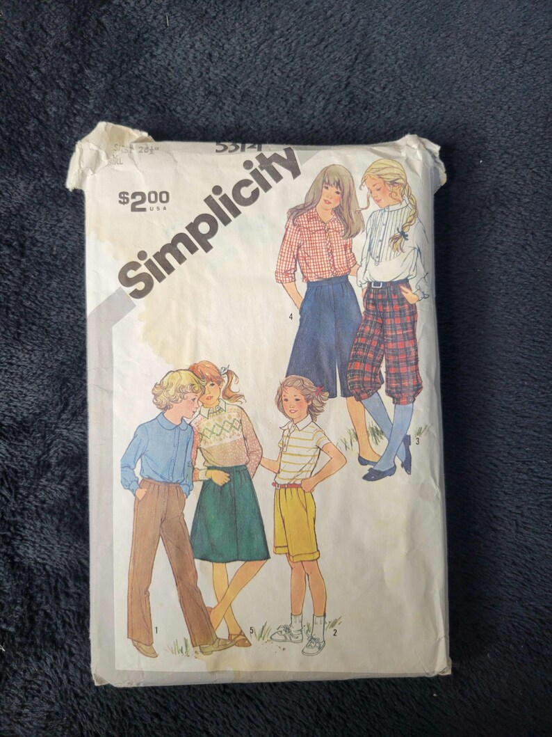 Simplicity Pants, Shorts, Knickers, Culottes, Skirt - Etsy
