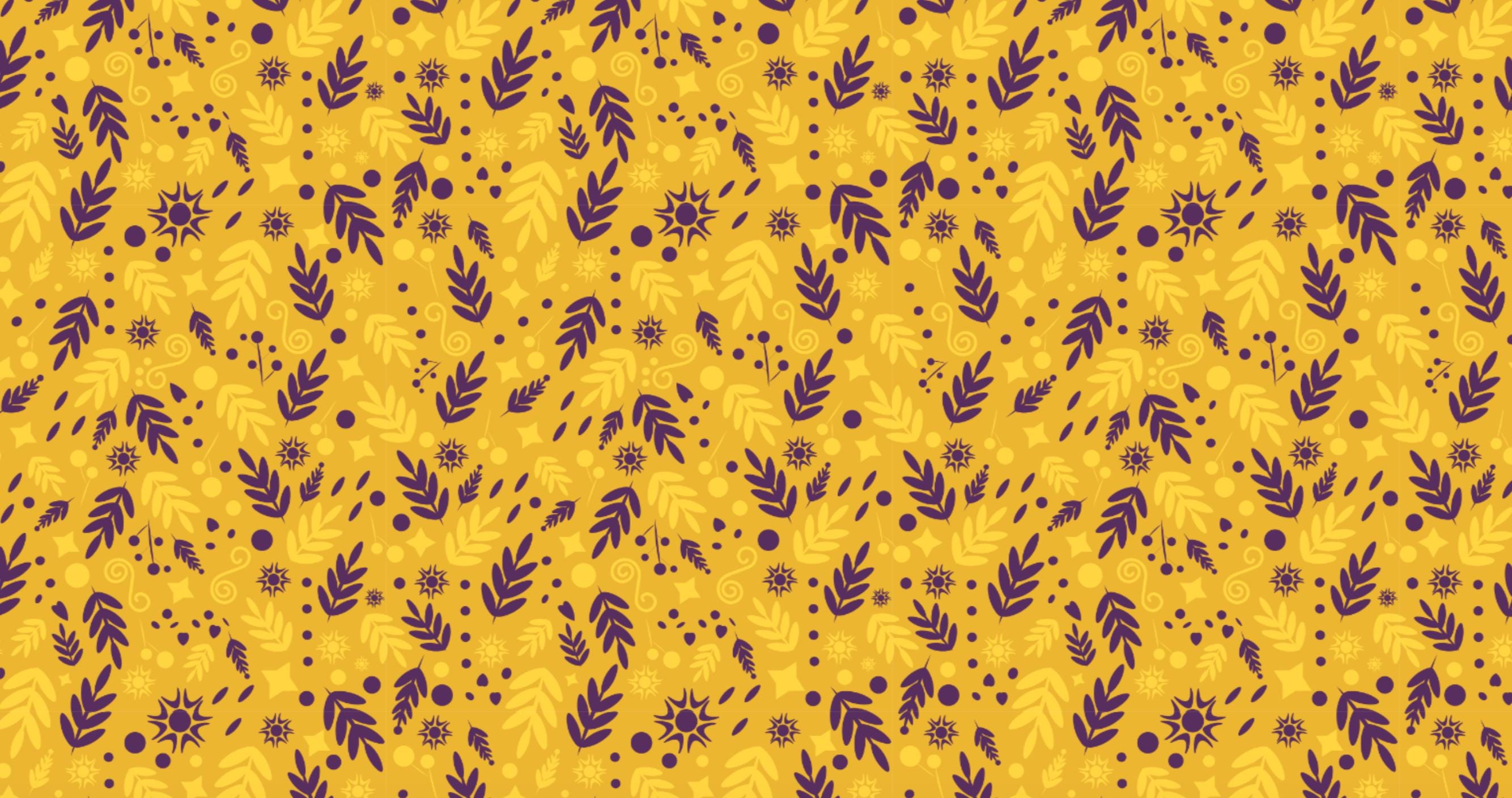 Yellow and Purple Seamless Pattern Digital Download - Etsy