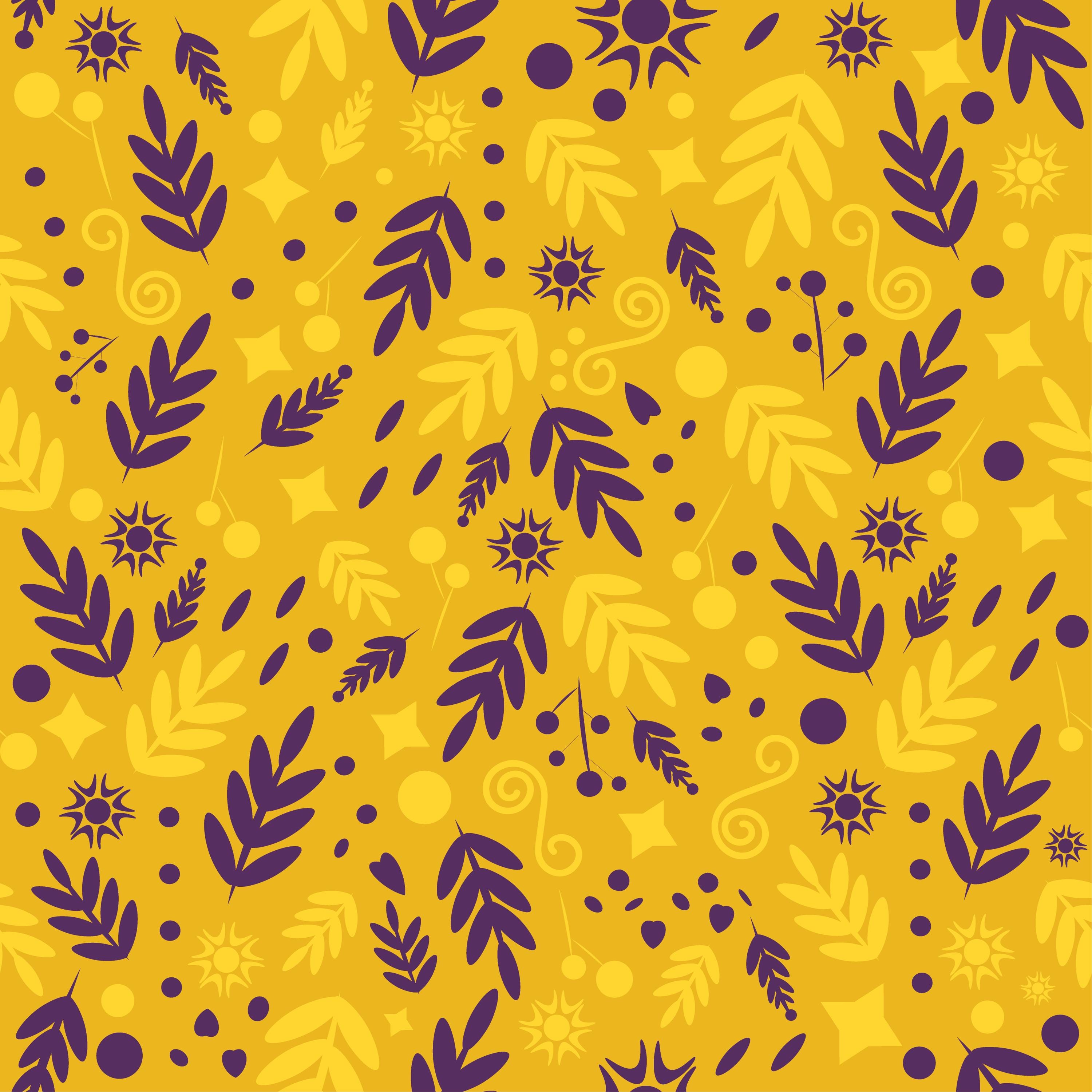 Yellow and Purple Seamless Pattern Digital Download - Etsy