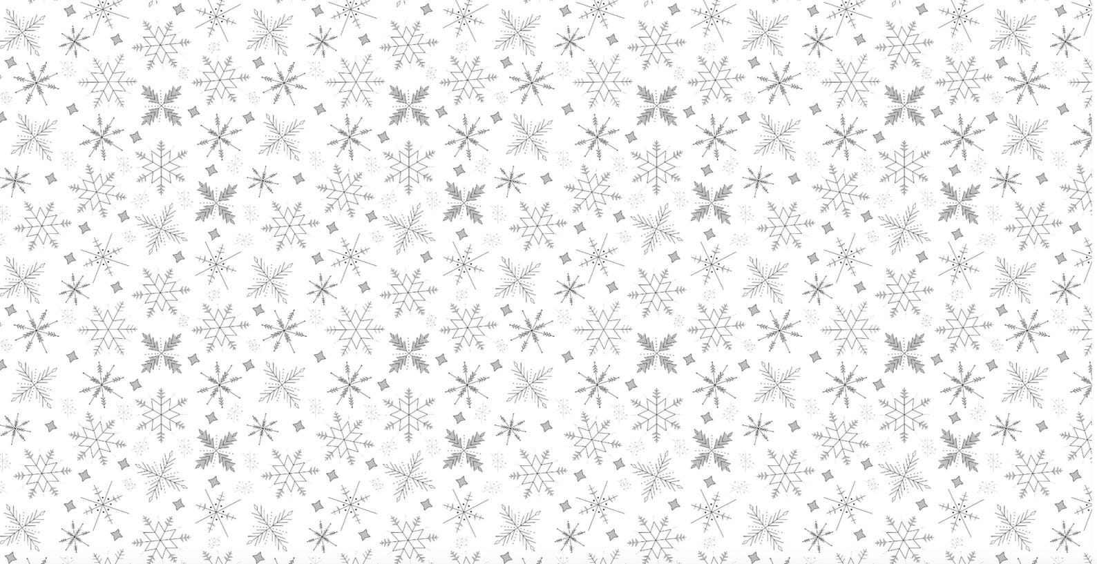 Snowflakes Seamless Pattern Digital Download - Etsy
