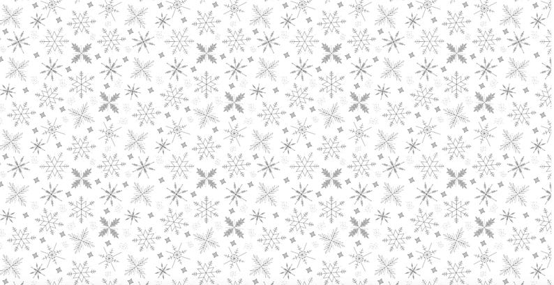 Snowflakes Seamless Pattern Digital Download - Etsy