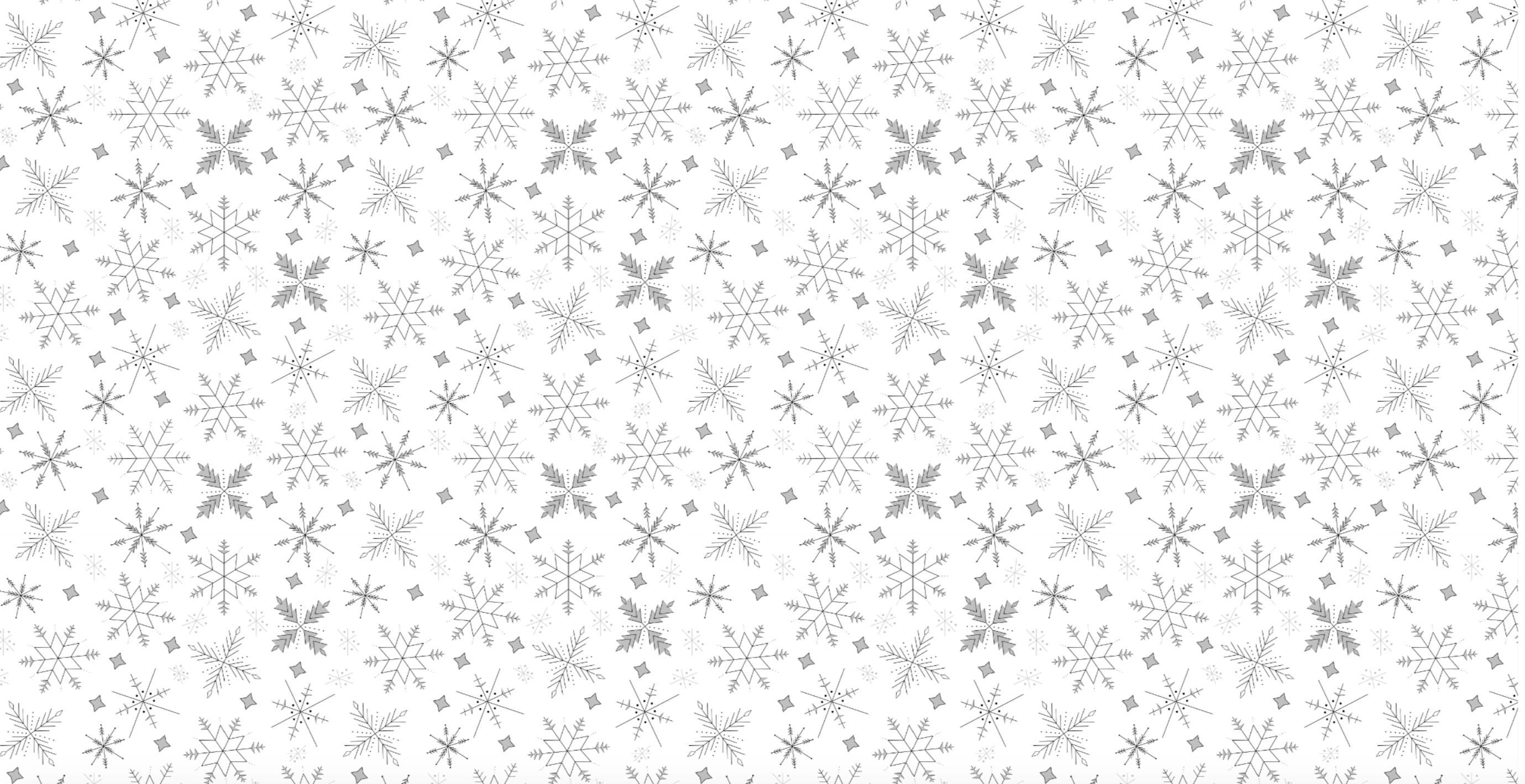Snowflakes Seamless Pattern Digital Download - Etsy