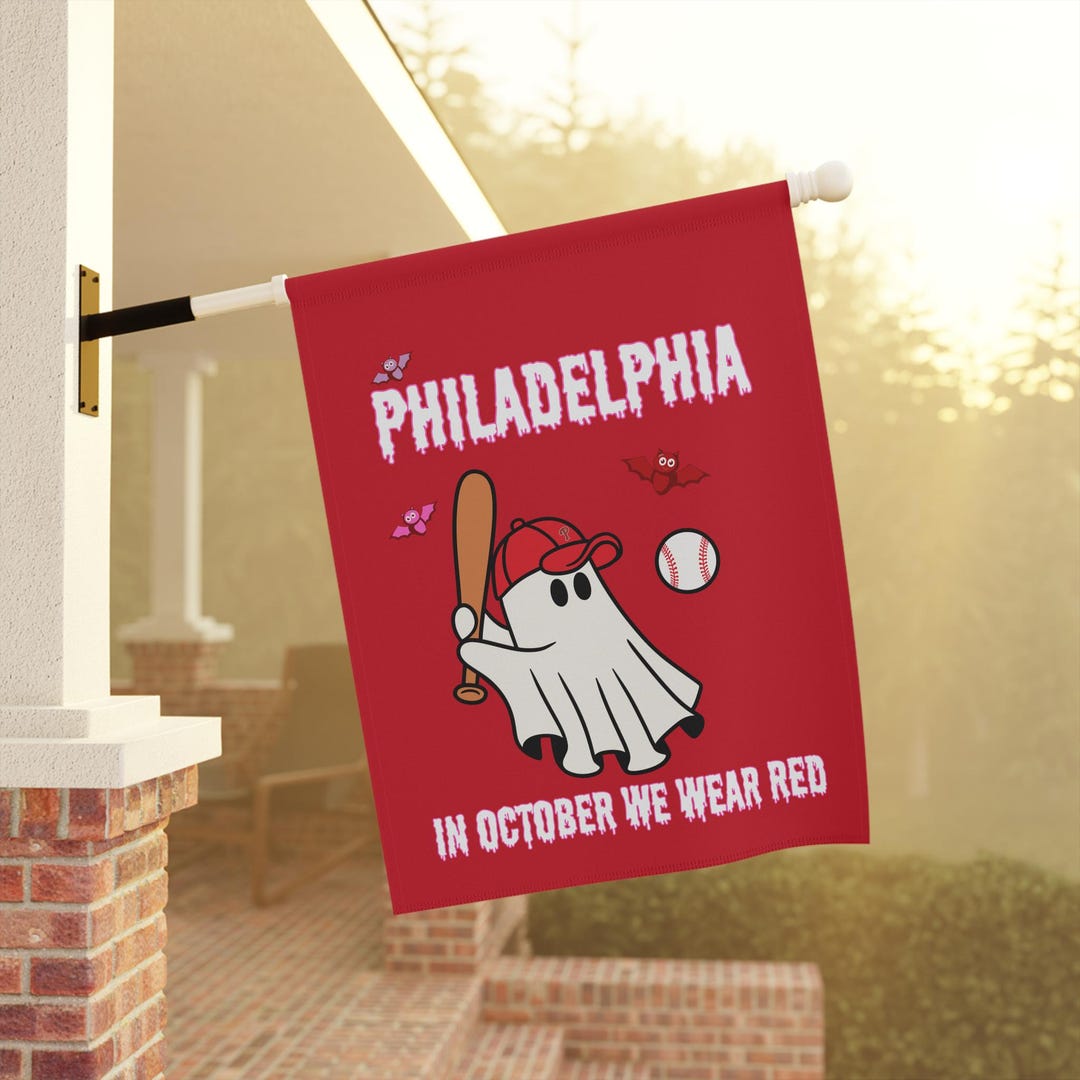 Philly Red October Spooky Red Banner - Etsy