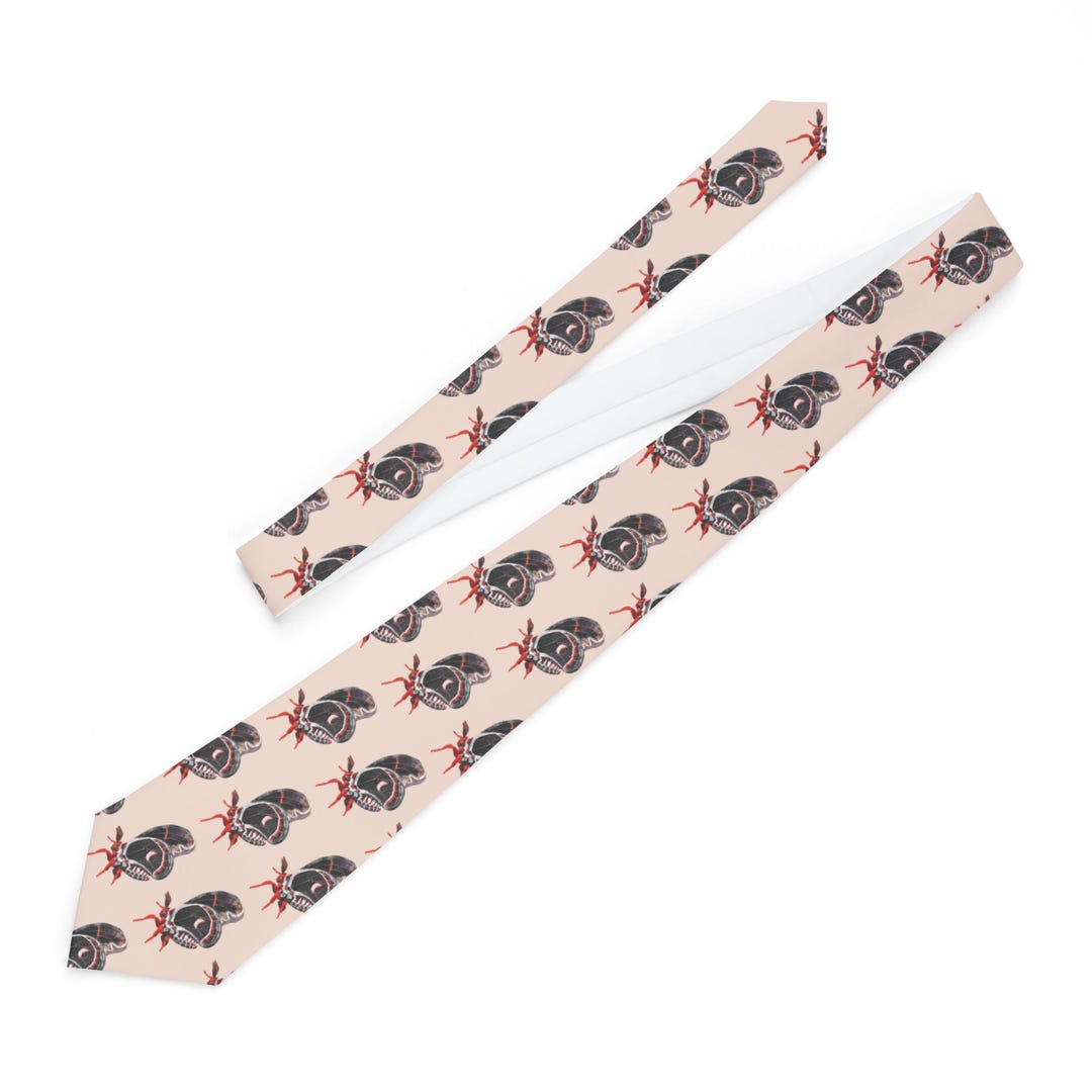 Watercolor Moth Tie: Cecropia Insect, Nature Lover Gift - Etsy