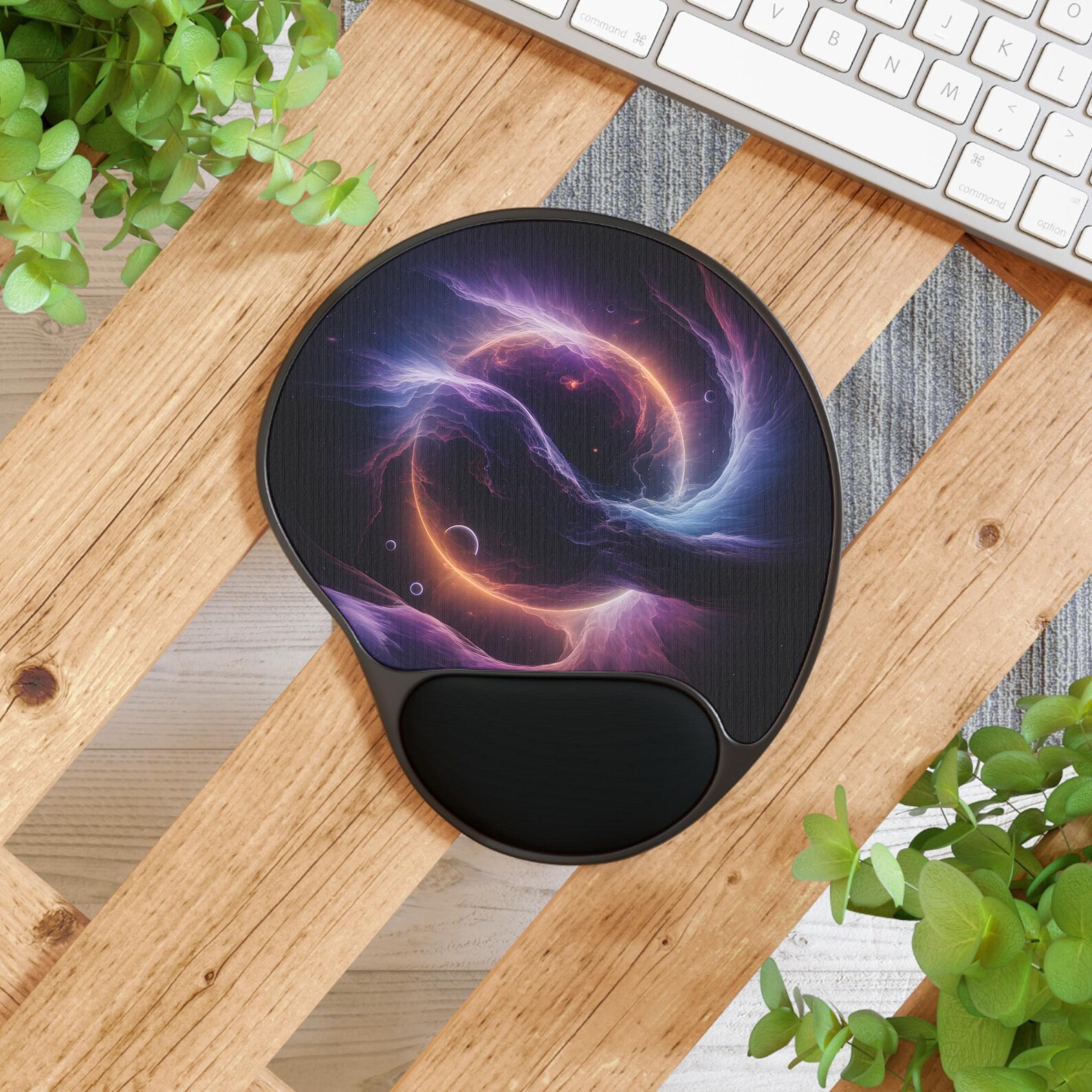 Patterned Mouse Pad, Gaming Mouse Mat, Ergonomic Wrist Support, Desk ...