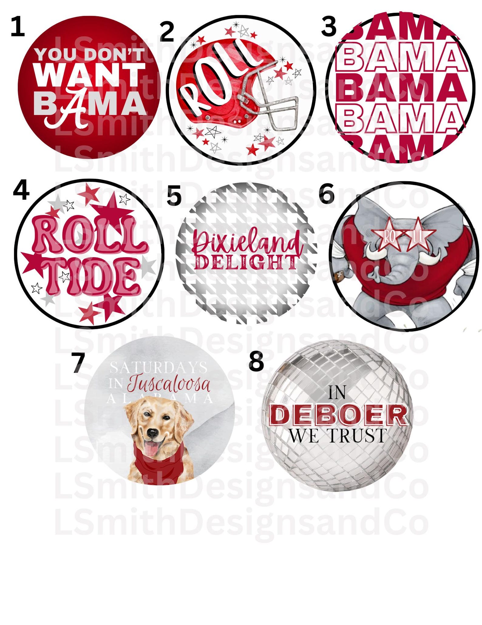 BAMA 2" Buttons - Etsy