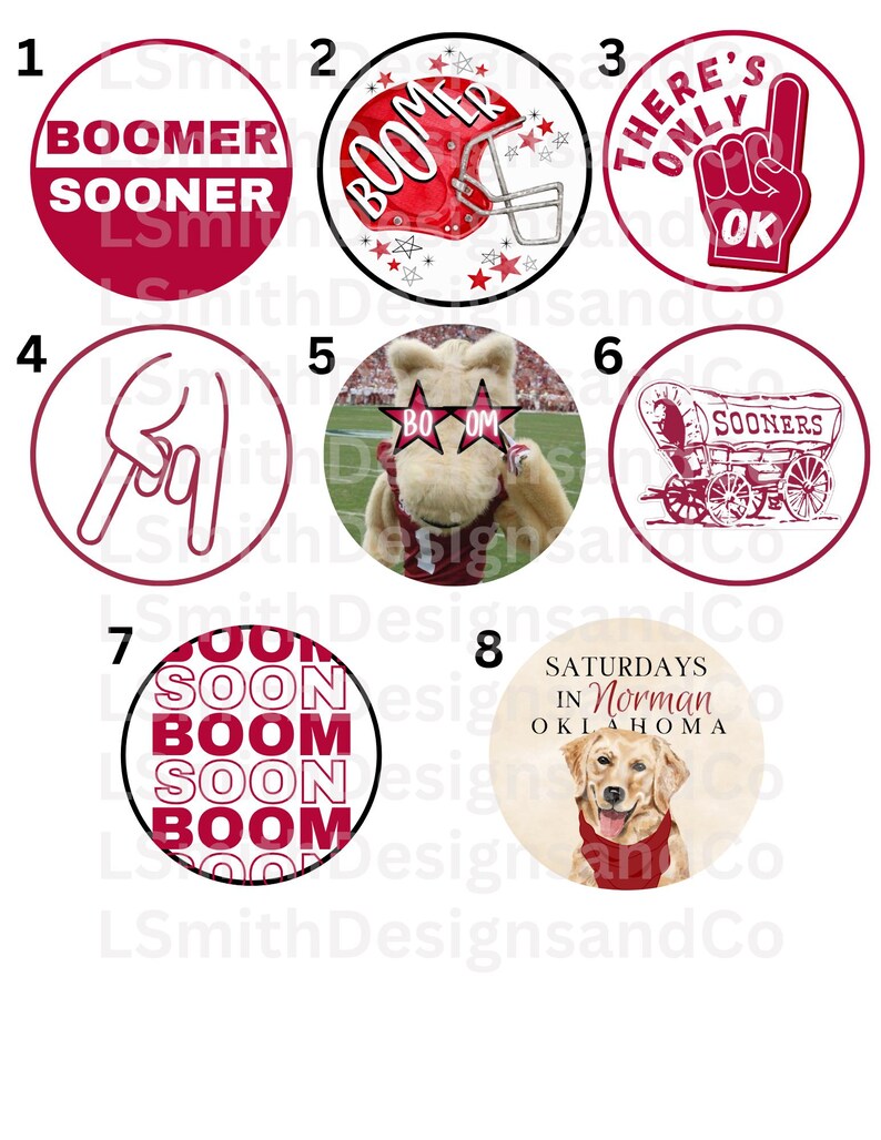 OU SOONER 2" Buttons - Etsy